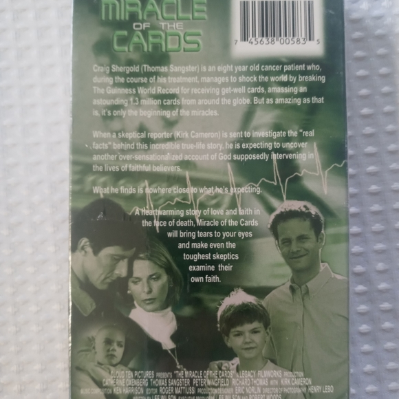 Media | 42 Miracle Of The Cards Vhs 2001 Kirk Cameron | Poshmark